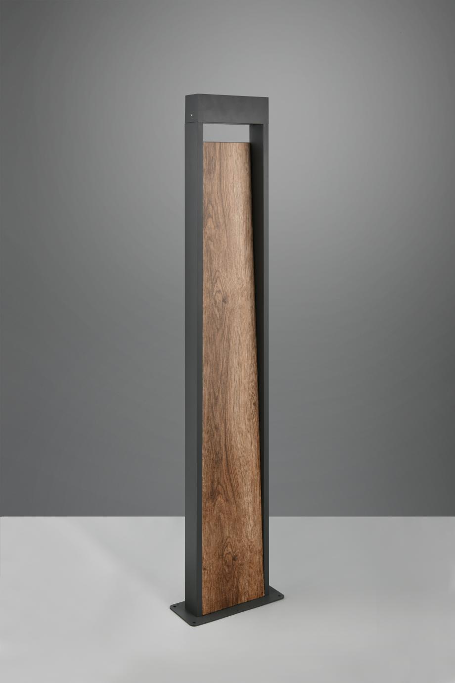 Scandi Wood & Metal Post Lamp | The Urban Lighting Collection
