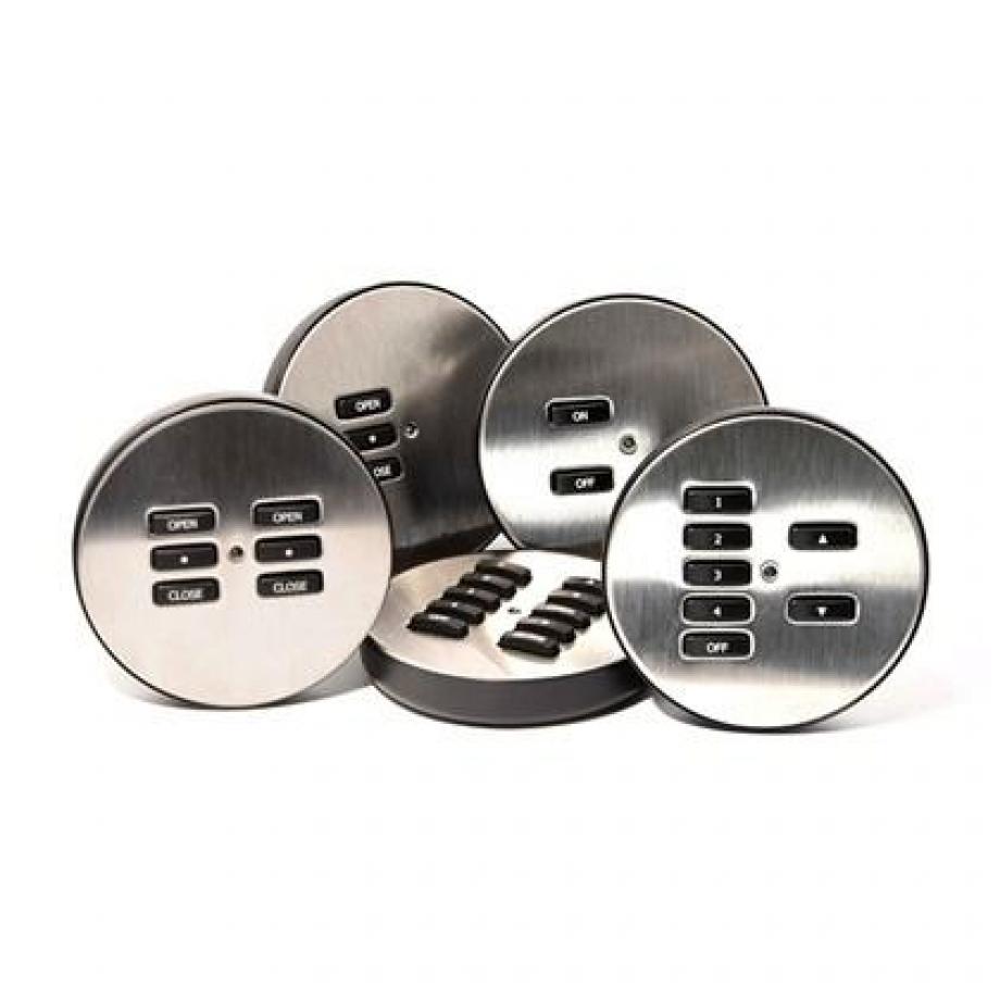 Rako 7 Button Wireless Remote Control Stainless Steel | The Urban ...