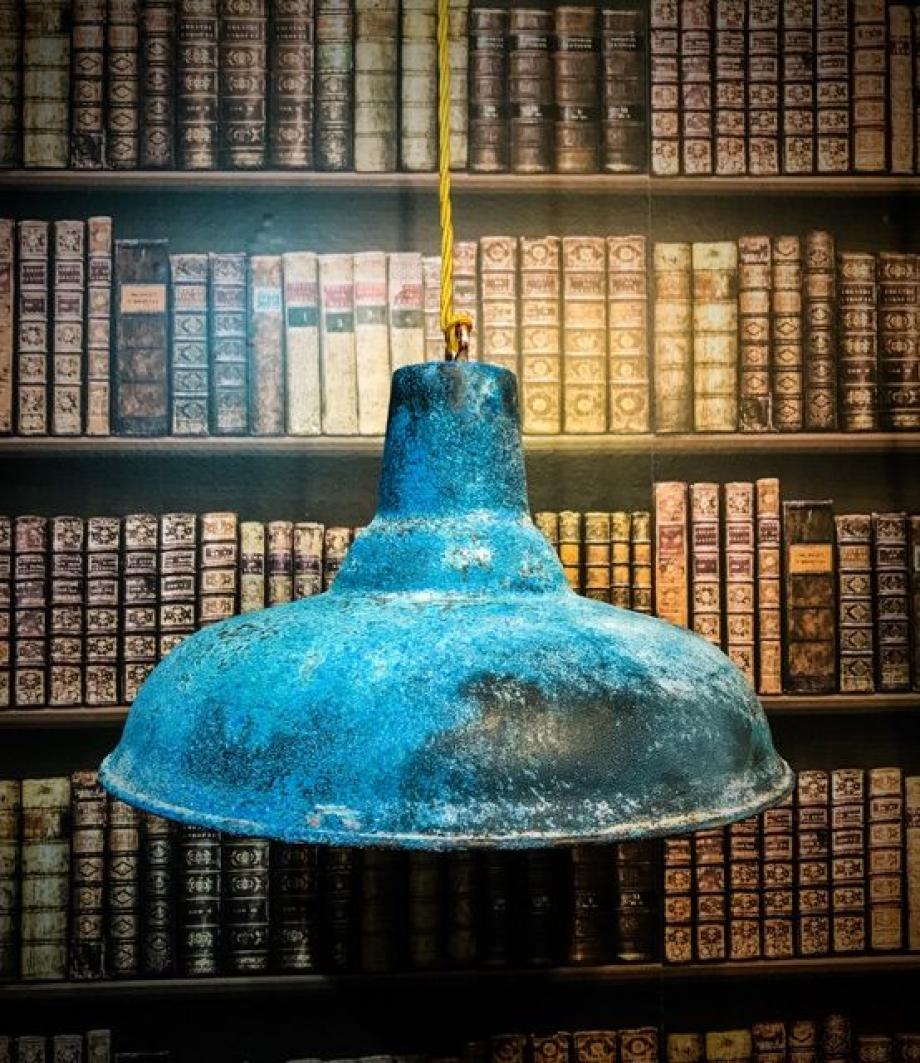 Genuine Verdigris copper pendant light handmade